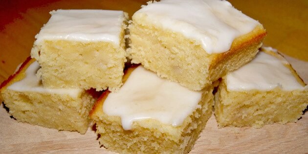 Citronkage med marcipan